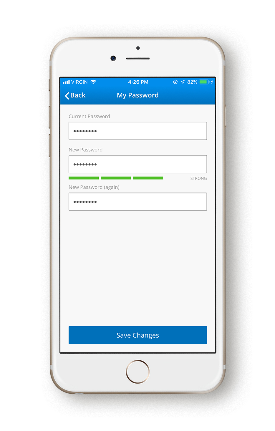 Change your password – Salesfloor